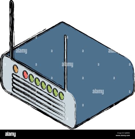 Wifi Router Device Icon Stock Vector Image And Art Alamy