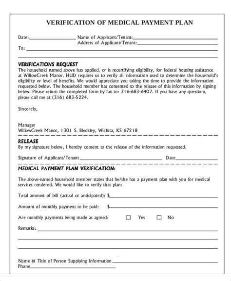 22 Payment Plan Templates Word Pdf