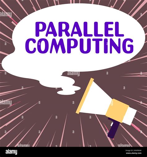 Writing Displaying Text Parallel Computing Word Written On