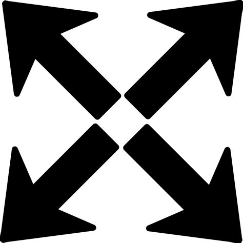 Arrows Group Interface Symbol To Expand Vector SVG Icon SVG Repo