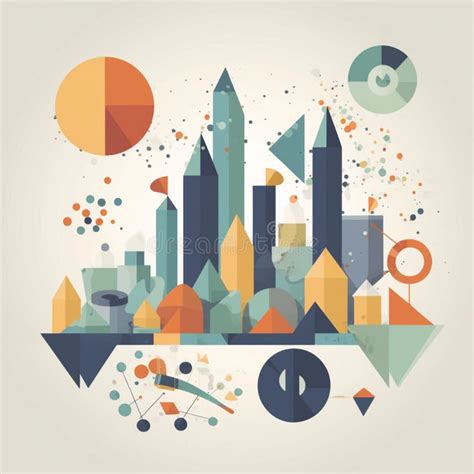 An Abstract Representation Of Charts And Graphs Stock Illustration Illustration Of Graph