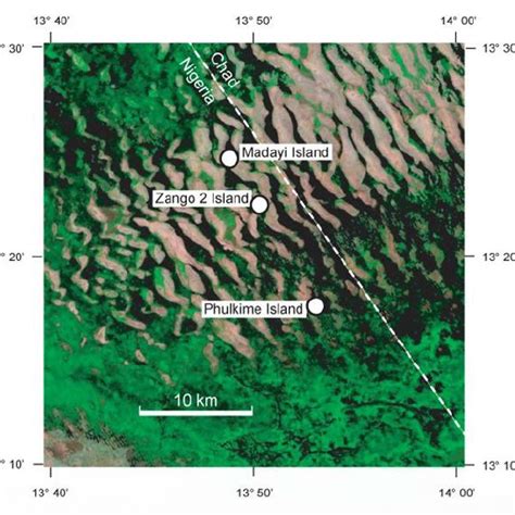 The Location And Geography Of Lake Mega Chad A Location Of Lake