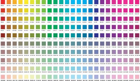 Cmyk 색상표 일러스트 색상표 색상 팔레트 다운 네이버 블로그