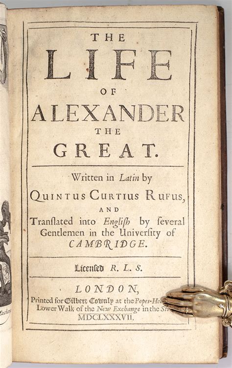 The Life Of Alexander The Great Raptis Rare Books Fine Rare And