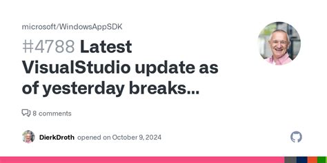 Latest VisualStudio Update As Of Yesterday Breaks Solutions Which Use WindowsAppSDK 1 5 X