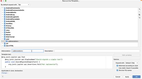 Advanced Example Jetbrains Guide