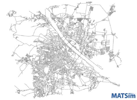 Street Network In Matsim Based On Osm Data Download Scientific Diagram