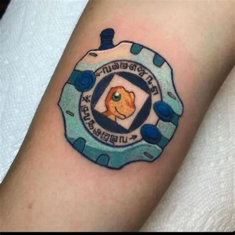 Digivice Tattoo Meaning The Powerful Bond Between Friendship Courage And Evolution Symbol