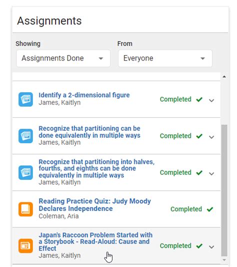 How Students Review Completed Assignments And Quizzes Accelerated Reader