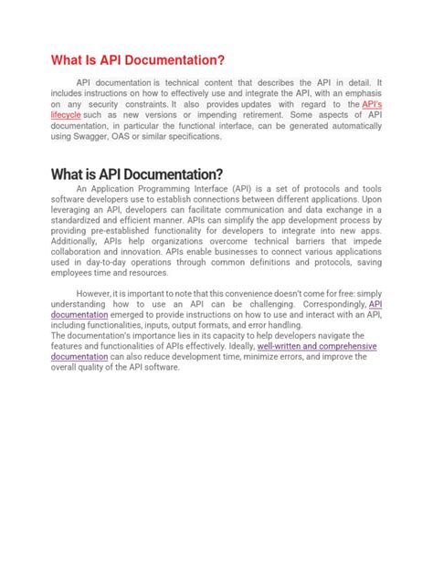 3 A Api Documentation Pdf Documentation Information