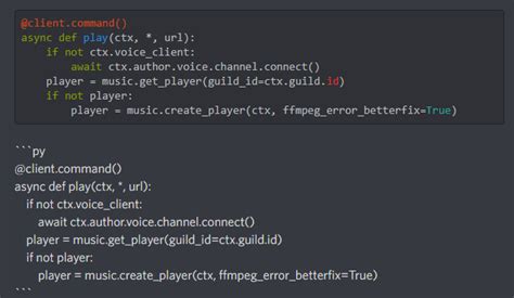 Discord подсветка синтаксиса Python