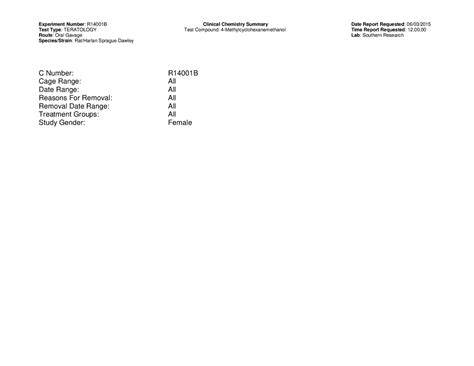 Clinical Chemistry Summary Summaries Clinical Chemistry Docsity