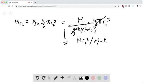 Solved Ba 8 150 Use Newtons Shell Theorem To Answer The Following