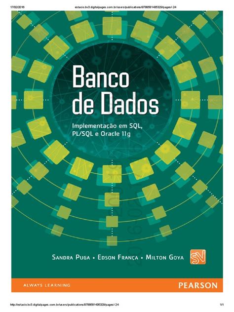banco de dados implementação em sql pl oracle 11g pdf oracle