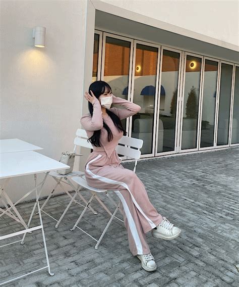 [ ️‍🔥세트가격] 배색 롱다리 세트 트레이닝세트 에이블리