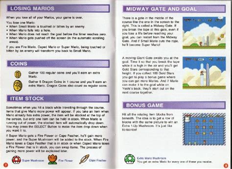 Manual Nintendo Snes Super Mario World