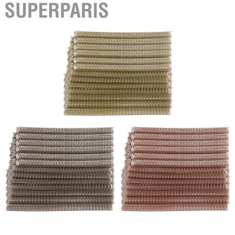 Superparis Double Loop Wire Binding Spine 100 แผ่นความจุ 3 1 Pitch 100pcsเหล็กสำหรับเอกสาร