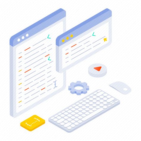 Web Coding Backend Programming Development Scripting Icon