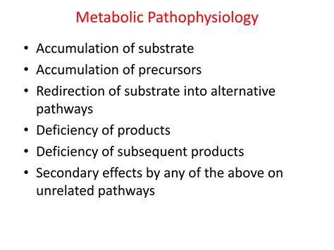 Inborn Errors Of Metabolism Biochemistrypptx