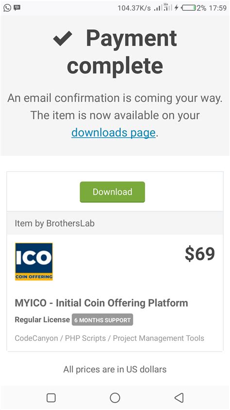 initial coin offering ico script for sale webmasters nigeria