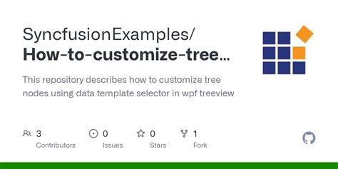 How To Customize Tree Nodes Using Data Template Selector In Wpf