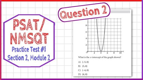 Psat Nmsqt Question 2 From Practice Test 1 Section 2 Module 2 Youtube
