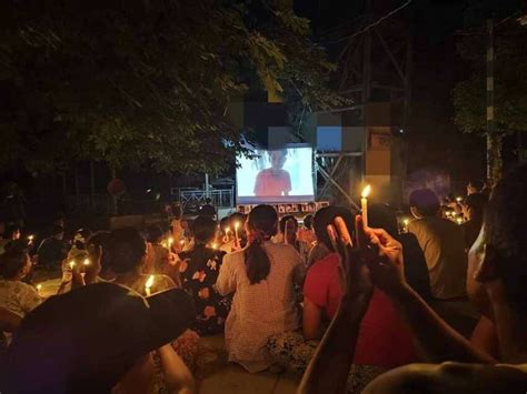 အရာတော်မြို့နယ်တွင် Pdf ရဲဘော် ၁ ဦးကျဆုံးခြင်း ၁ နှစ်ပြည့်နေ့အဖြစ် စစ်အာဏာရှင် တော်လှန်ရေး ညသပိတ