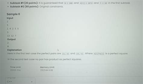 Solved Given An Array Of A Of N Integers A Pair Of Indices