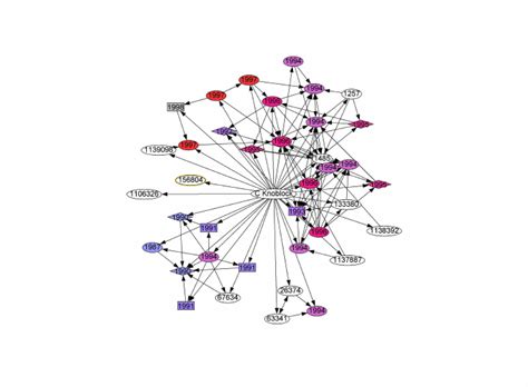 a single author s publication network from the cora dataset laid out
