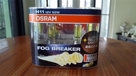 💡 Osram Fog Breaker+60% 2600K H11 🚙 Honda Jazz (ไฟตัดหมอก) 👨 คุณบุญเจือ ...