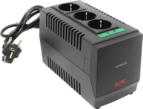 Apc Line R 1500va Voltage Regulator 3 Ac Outlets 230v Ls1500 Rs Server Room Environments