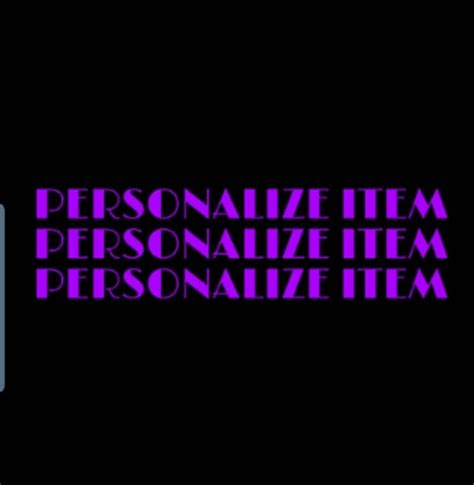 Add Name Personalize Item Customize Name Add On Etsy