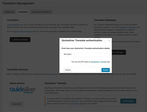 getting started with quicksilver translate and wpml web translation