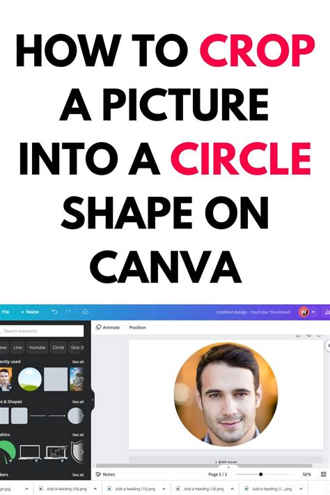 How To Crop A Picture Into A Circle Shape On Canva Artofit