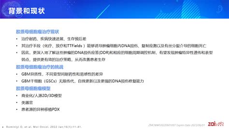 李子煌教授｜dna损伤应答靶向治疗在gbm的应用前景及ttfields联合ddr抑制剂的探索 脑医汇