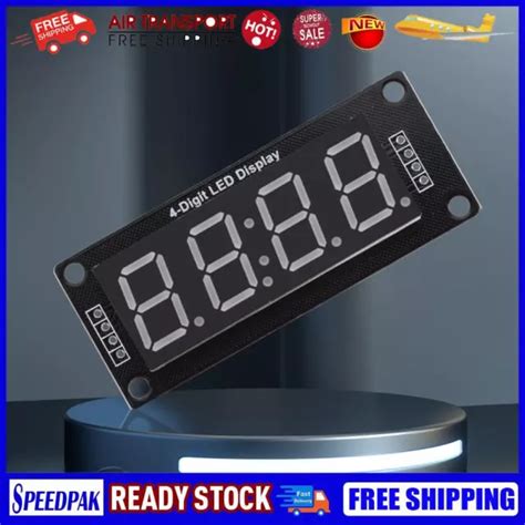 Tm1637 Led Display Module 7 Segment Glow Tube Clock 0 56 Inch Red 12 97 Picclick Au