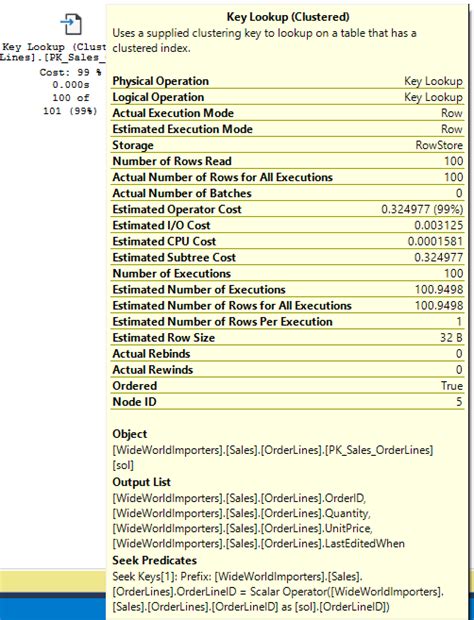 Key Lookups In Sql Server Sqljared