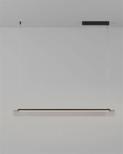 Curved Glass Linear Pendant Lighting Collective