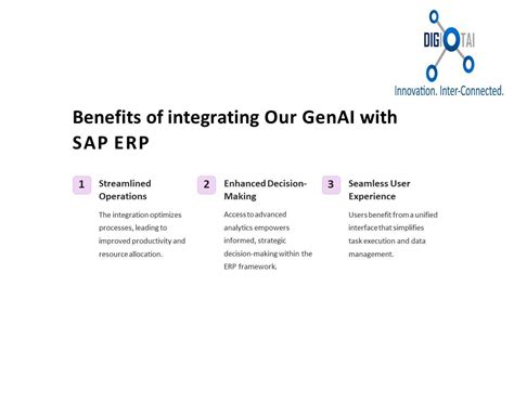 Digiotai Solutions On Linkedin Genai Generativeai Erp Integration Digitaltransformation Ai…