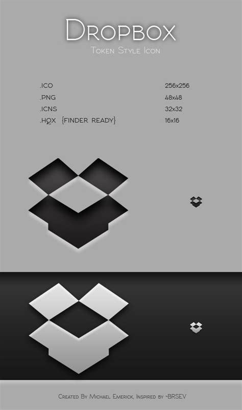 Dropbox Token Style Icon By Emerickm On Deviantart