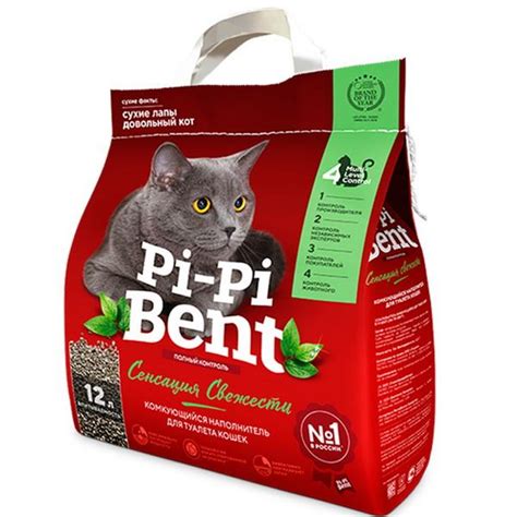 Pi Pi Bent наполнитель комкующийся Сенсация свежести 5 кг купить за с доставкой в зоомагазине
