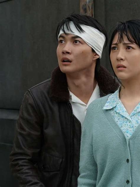 Ryunosuke Kamiki Godzilla Minus One Black Leather Jacket