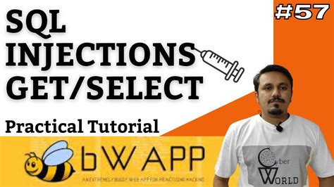 Bwapp Sql Injection Getselect Bwapp Tutorial Sql Injection Bwapp