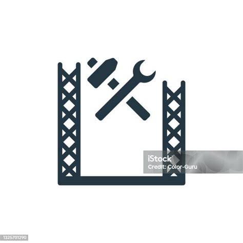 시공 아이콘 에서 웹 사이트 디자인 및 모바일 앱 개발 인쇄를위한 건설 아이콘에서 글리프 흰색에 격리 된 이벤트 관리 컬렉션에서 건설 아이콘에서 간판에 대한 스톡 벡터 아트