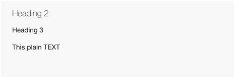 Techdoc The Headings Specially Heading 3 Looks Like Normal Text · Issue 7929 · Backstage