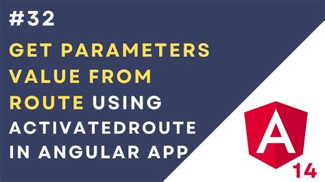 32 Get Parameters Value From Route Using Activatedroute In Angular Application Youtube