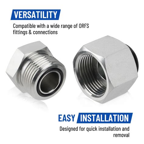 Sparkwhiz 64 Piece Orfs Cap And Plug Kit Hose Tube And