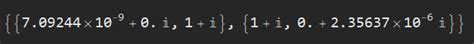 List Manipulation Exporting Complex Exponential Float Arrays To