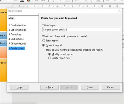 advanced databases insert delete a data field in group page report