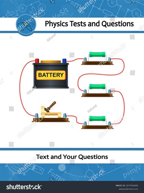 Physical Experiment Resistors Test Resistance Passage Stock Vector Royalty Free 2272544269